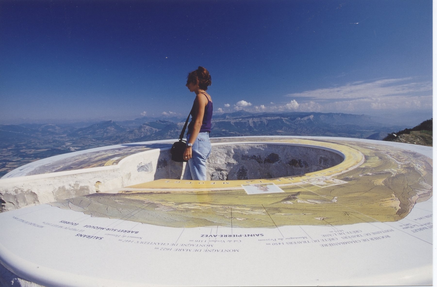 Table d'orientation de la Montagne de Chabre - Rando Sisteron Buëch ...